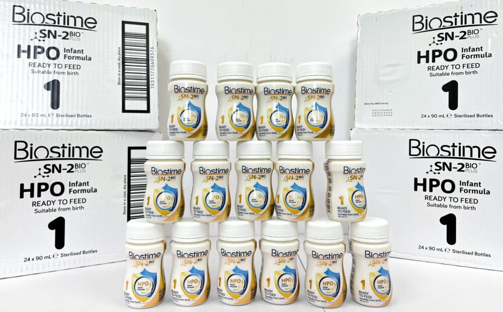 Sữa nước Biostime cho trẻ sơ sinh phát triển toàn diện