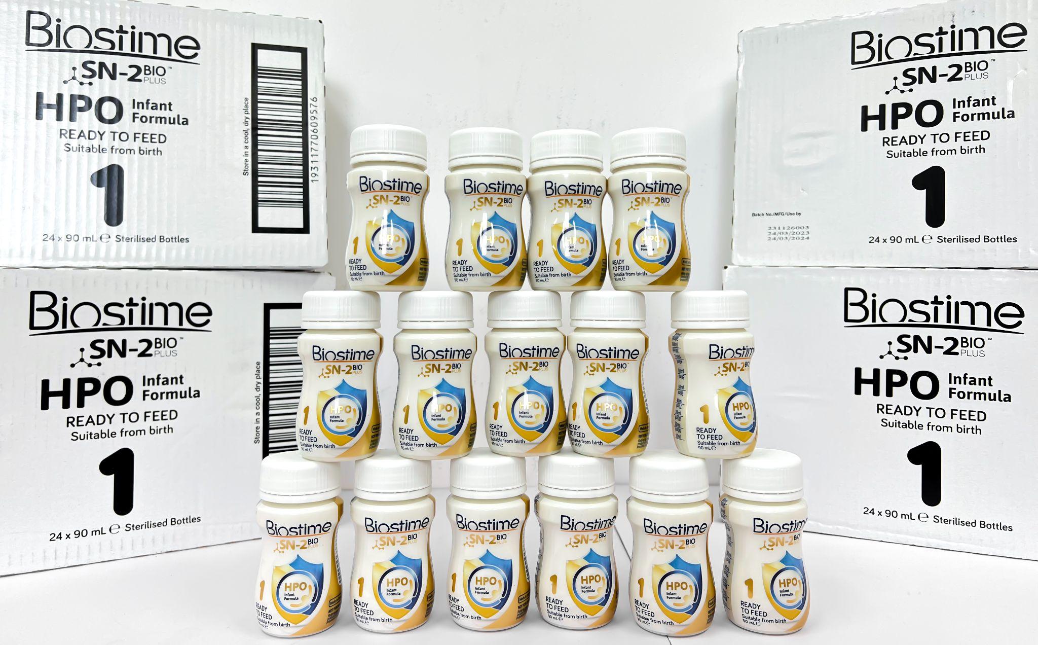 Sữa nước Biostime cho trẻ sơ sinh phát triển toàn diện