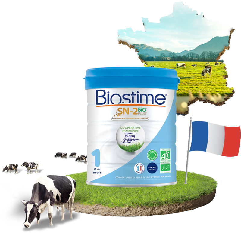 sữa bò organic Biostime SN-2 Bio Plus organic