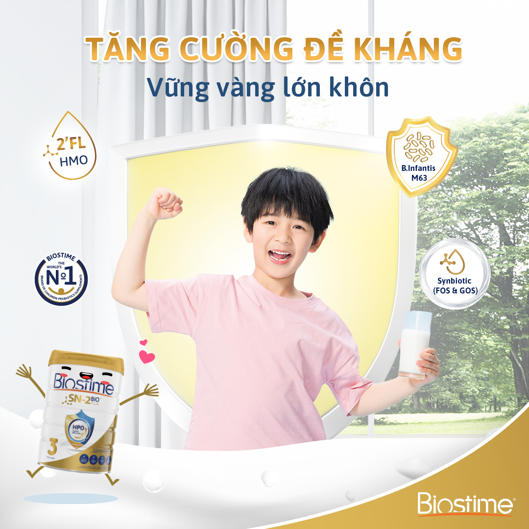 Review sữa Biostime HPO, sữa tốt cho hệ tiêu hóa của trẻ