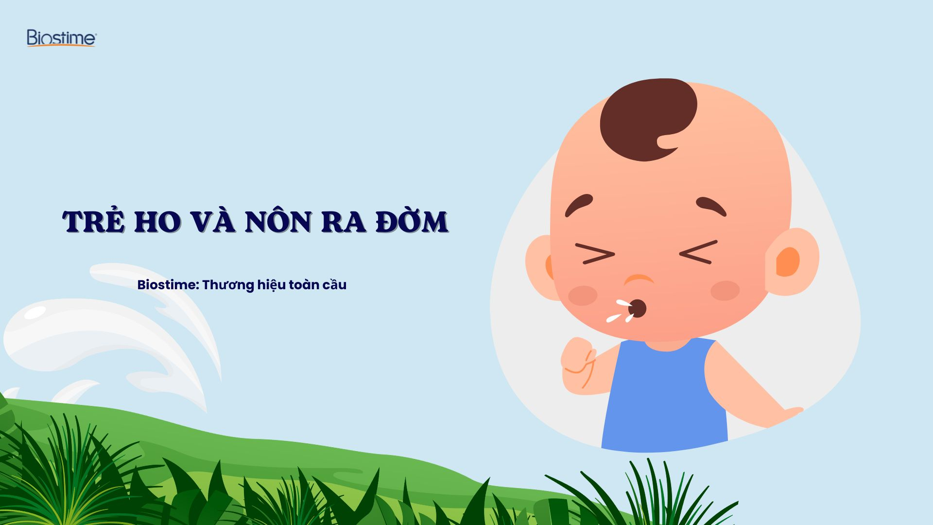 Những điều cần biết khi trẻ ho và nôn ra đờm về đêm